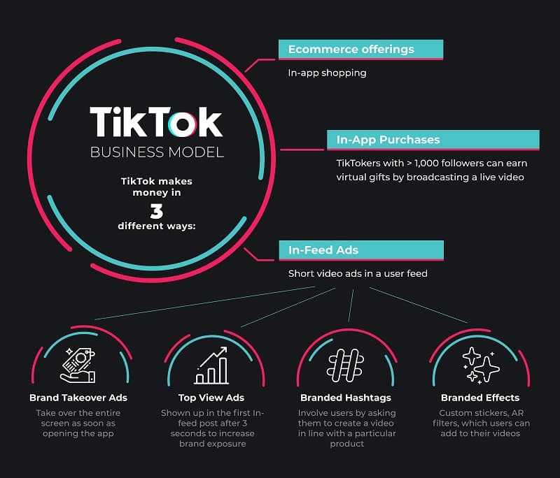 TikTok Business Model: How TikTok Makes Money - OnlinebizBooster